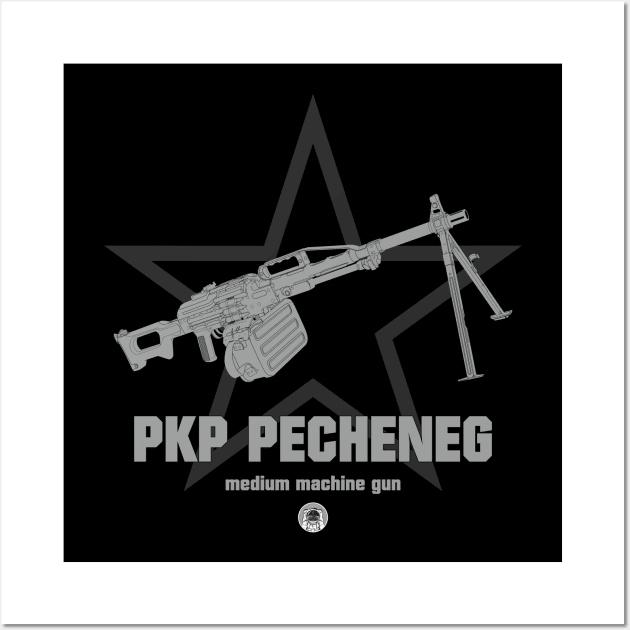 I Love Guns Pkp Pecheneg Machine Gun Machine Gun Posters And Art Prints Teepublic